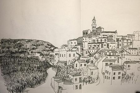 matera by Thanatip Jirawanicharoen, Drawing | Artblr.