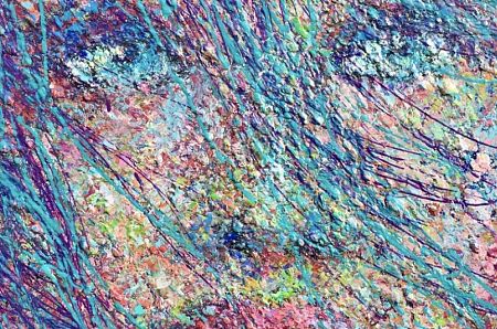 Regard perdu by Nancy Gaussiran, Mixed Media | Artblr.