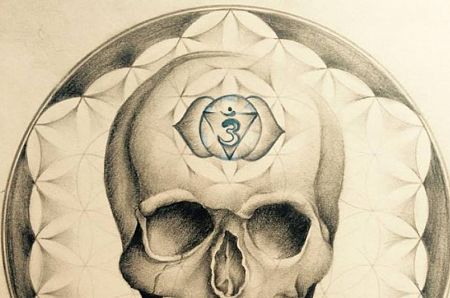 SAINT SKULL by jashandeep kaur, Drawing | Artblr.