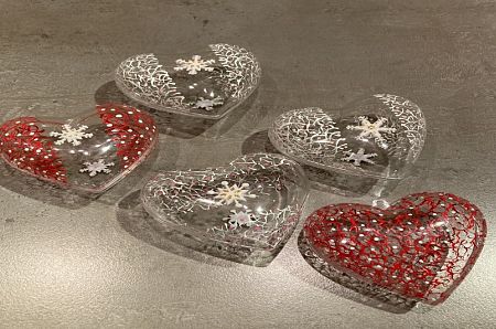 décoration de fête " coeur flocon" by Rita Vandenherrewegen , Painting ...