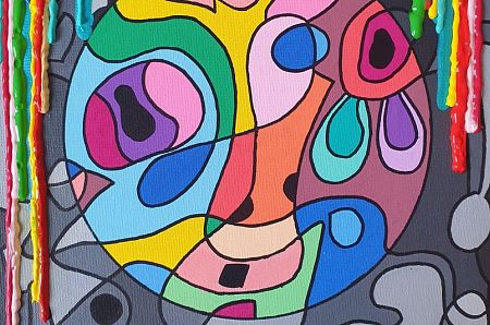 The rainbow man by Malisu Art, Painting | Artblr.