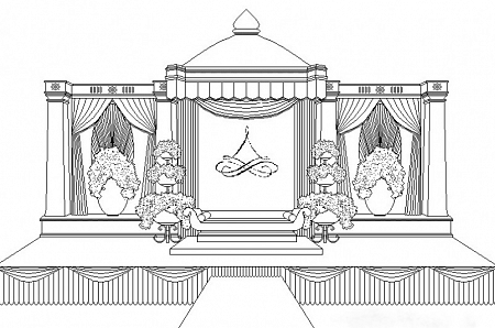 Wedding Stage Design by Jade Jabson, Digital Art | Artblr.