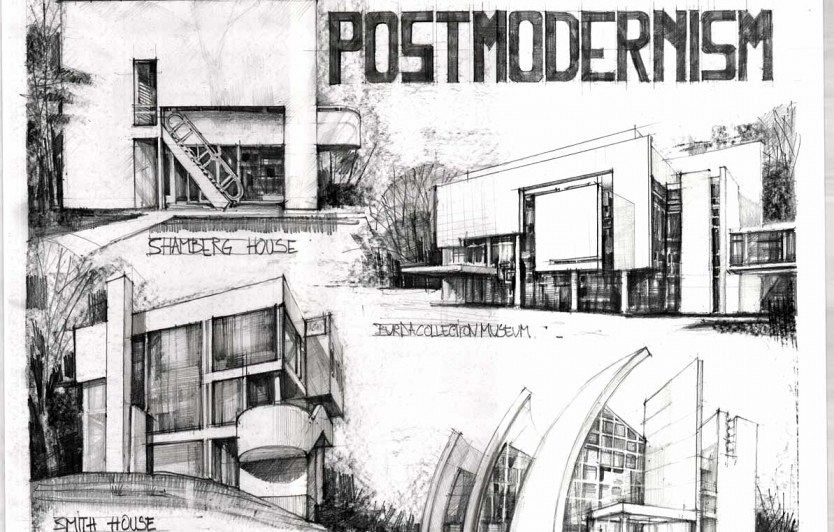 Postmodern Architecture Sketch