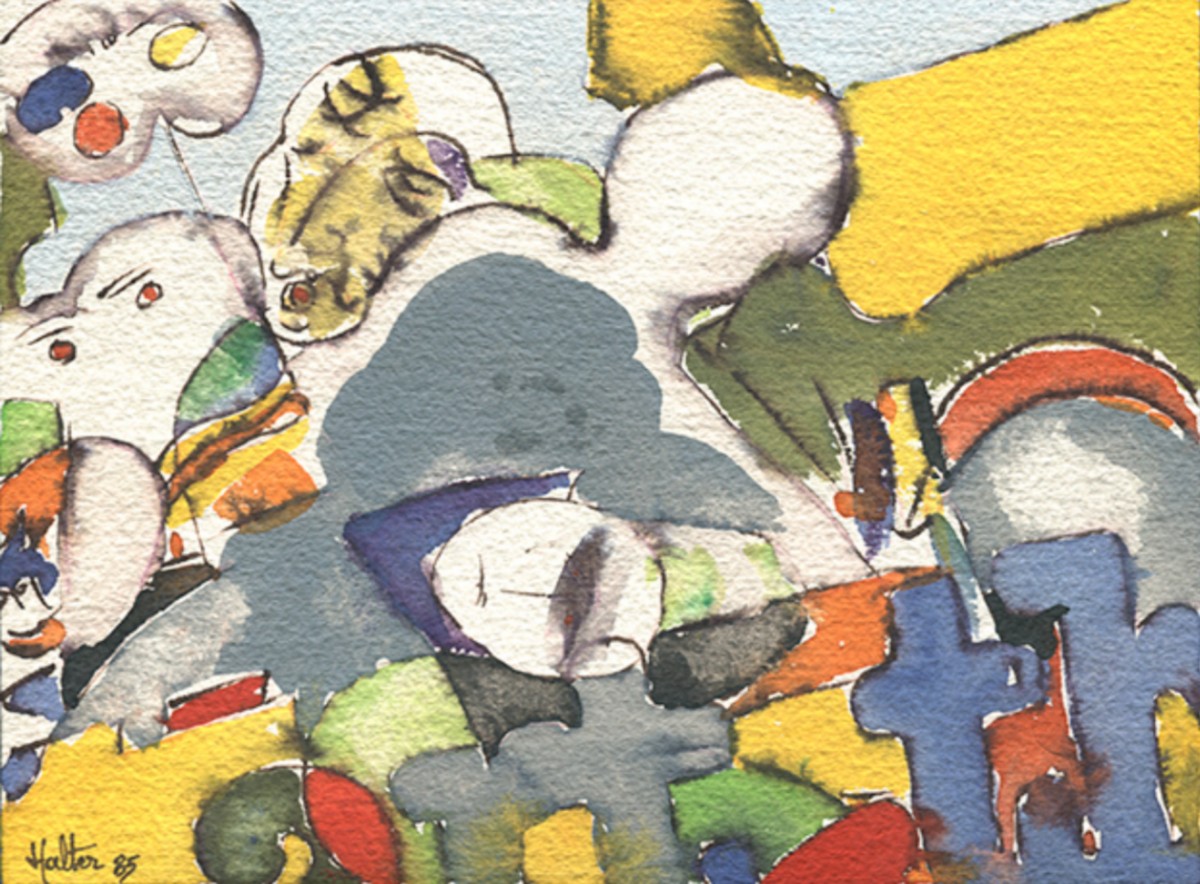 Masques Art-Thèmes by Alain HALTER, Painting | Artblr.