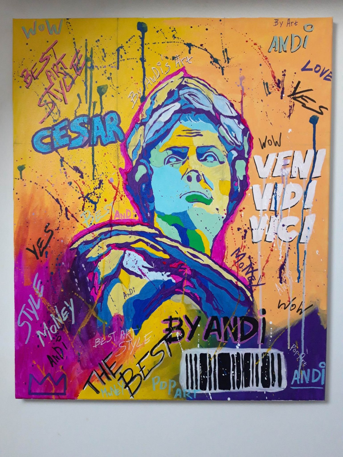 Jules Cèsar by Andi Hristov , Mixed Media | Artblr.